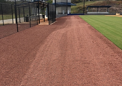 Premium Red Warning Track – Southern Red Rock